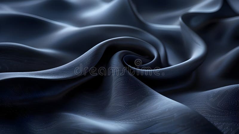 Abstract Blue Fabric Background with Swirling Patterns Stock ...