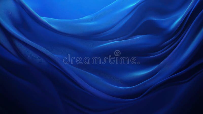 Abstract Blue Fabric Drape - a Study in Texture and Light Stock ...
