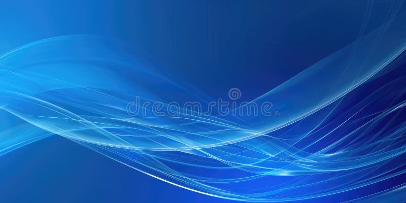 Abstract Blue Fabric with Flowing Patterns. Textural Photo for Fabric ...