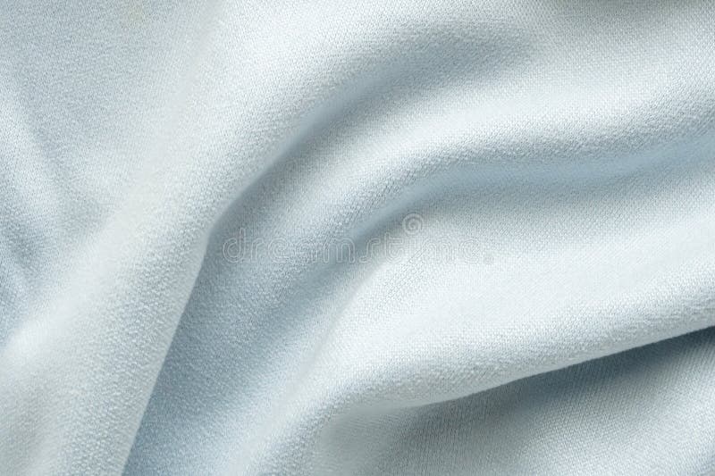 Abstract Blue Fabric Texture with Soft Wave Background Stock Photo ...