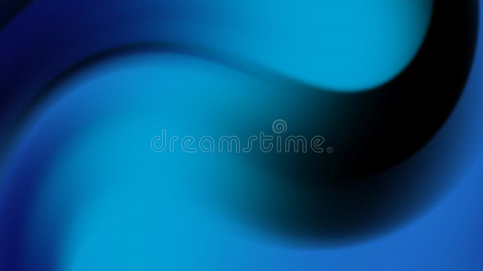 Abstract Blue Fade Background with Smooth Wave Light Effect Stock ...