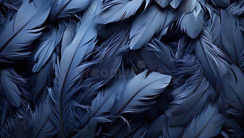 Abstract Blue Feather Background Stock Illustration - Illustration of ...