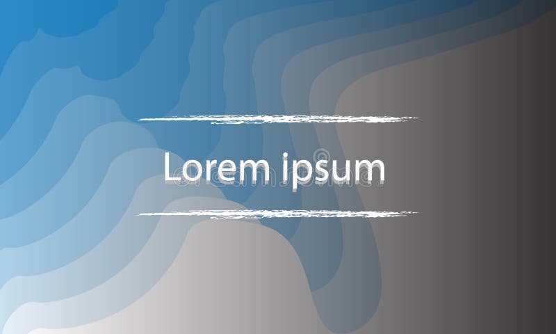 Abstract Blue Field Shape Blend Stock Vector - Illustration of poster ...