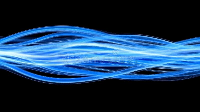 Abstract Blue Fire Background, Vibrant Flames and Glowing Embers in a ...