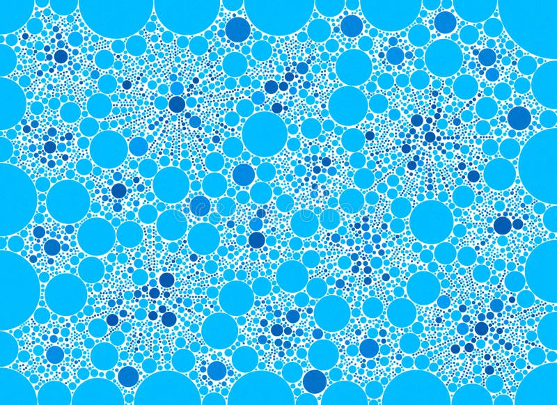 Abstract Blue Firework Circle Pattern Stock Illustration - Illustration ...