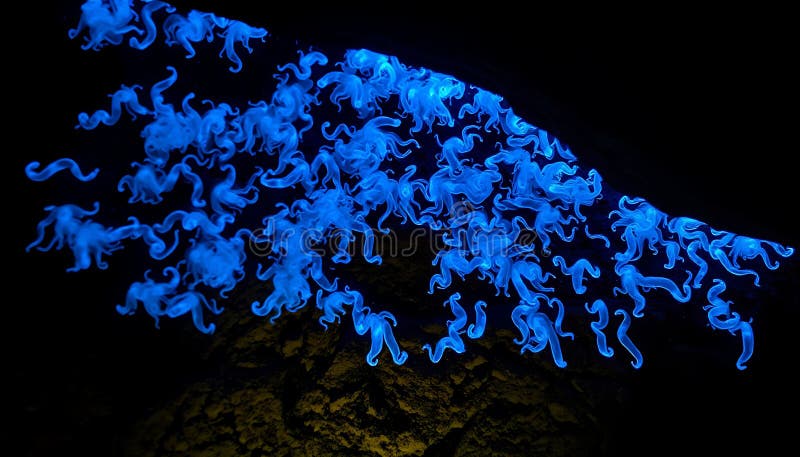 Abstract Blue Flame Texture, Energy Background, Fire Effect, Dynamic ...