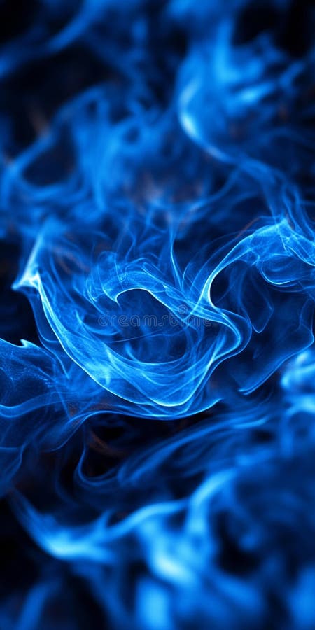 Abstract Blue Flames Background a Captivating Display of Vibrant Colors ...