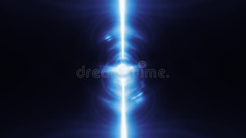 Abstract Blue Flare Light Effect with Tech Beam Light Ray Streaks ...