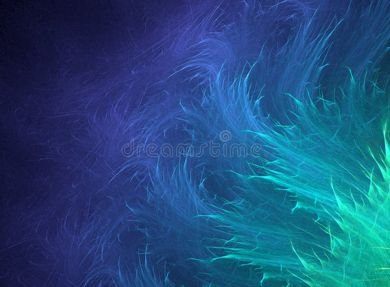 Abstract Blue Fluffy Design Stock Illustration - Illustration of ...