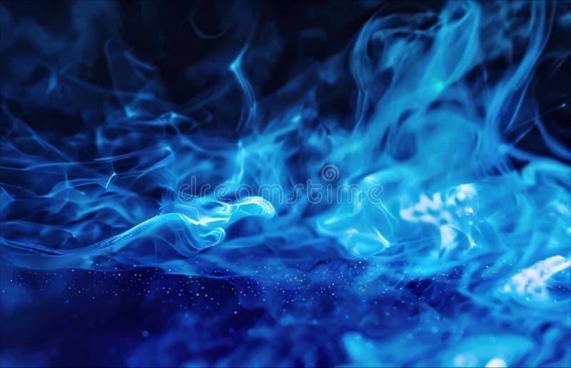 Abstract Blue Fog Smoke Cloud Background Stock Video - Video of ...