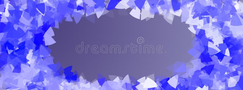 Abstract Blue Frame Background. Beautiful Blue Banner Concept Stock ...
