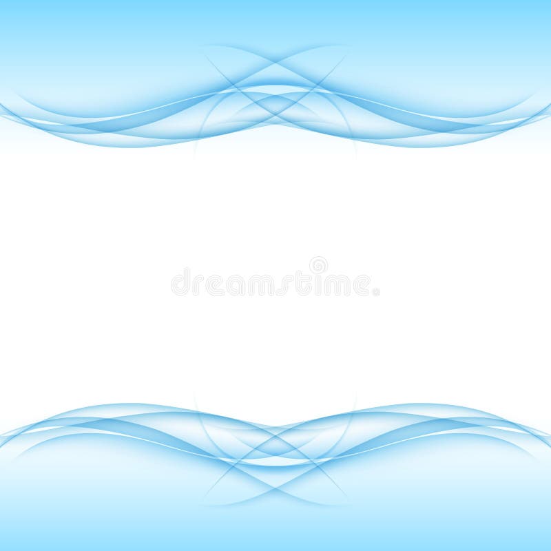 Abstract Blue Frame - Data Stream Concept. Vector Illustration Stock ...