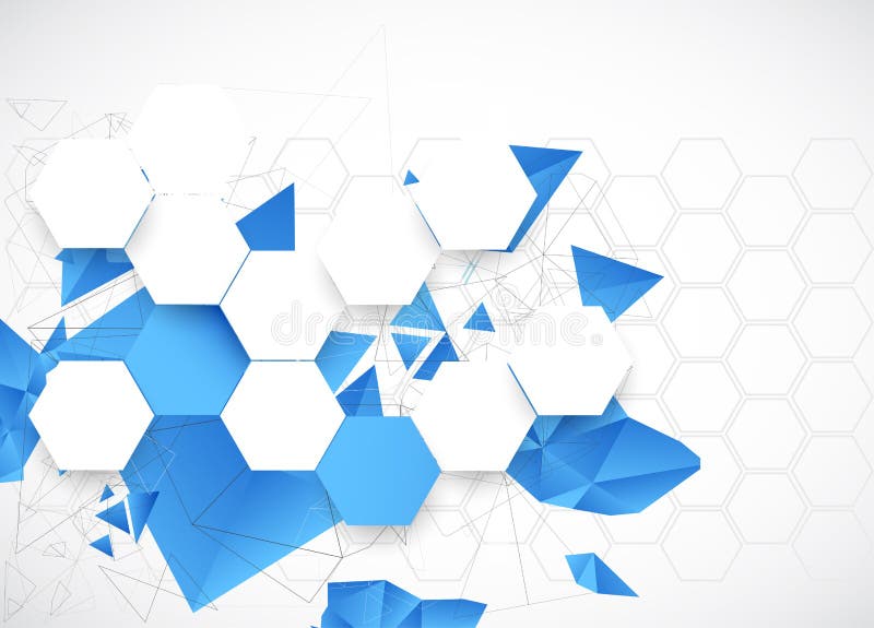 Abstract Blue Futuristic Background for Design Works. Stock Vector ...