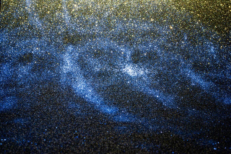 Abstract Blue Galaxy Space Background Stock Image - Image of moon ...