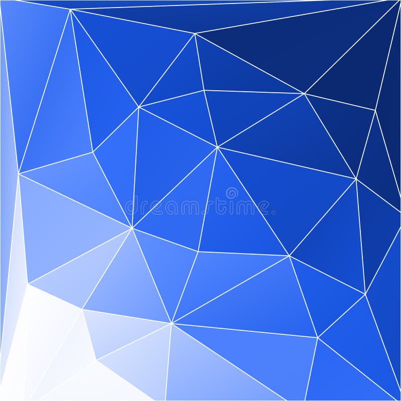 Abstract Blue Geometric Background Stock Vector - Illustration of card ...