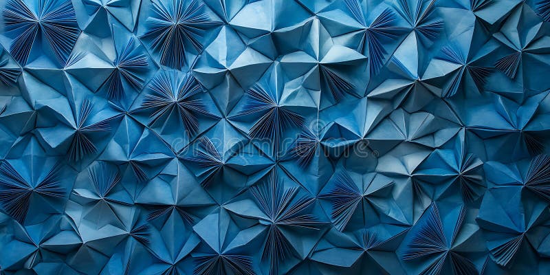 Abstract Blue Geometric Background Texture Stock Illustration ...
