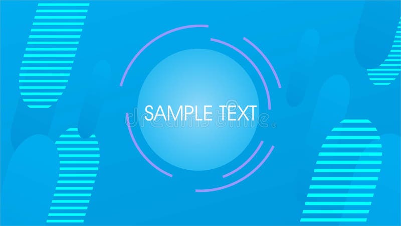 Abstract Blue Geometric Overlay Layer Background. Stock Illustration ...