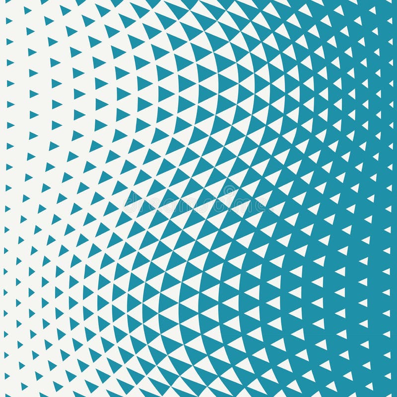 Abstract Blue Geometric Hipster Fashion Design Print Triangle Pattern ...