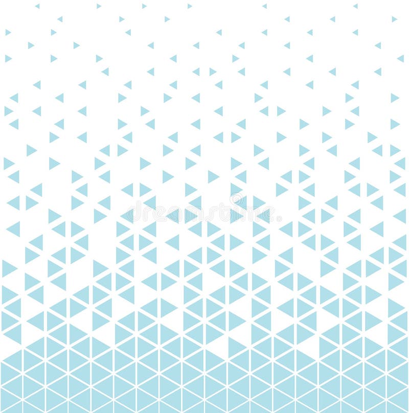 Abstract Blue Geometric Hipster Fashion Design Print Triangle Pattern ...