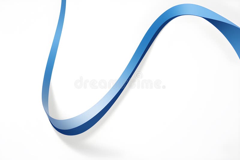 Abstract Blue Geometric Isolate On White Background Vector