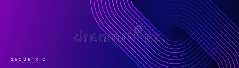 Abstract Blue Geometric Line Element Futuristic Technology Background ...