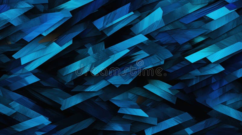 An Abstract Blue Geometric Pattern Background that is Visually Striking ...