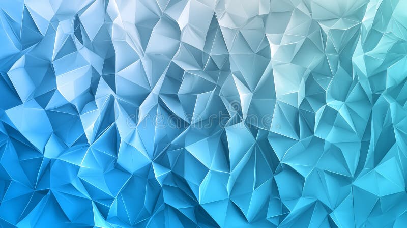 Abstract Blue Geometric Pattern with Faceted Texture, Digital Backdrop ...
