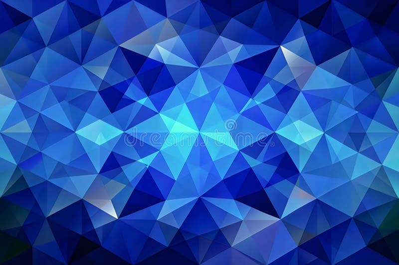 Abstract Blue Geometric Pattern Modern Stylish Design Creative Visual ...