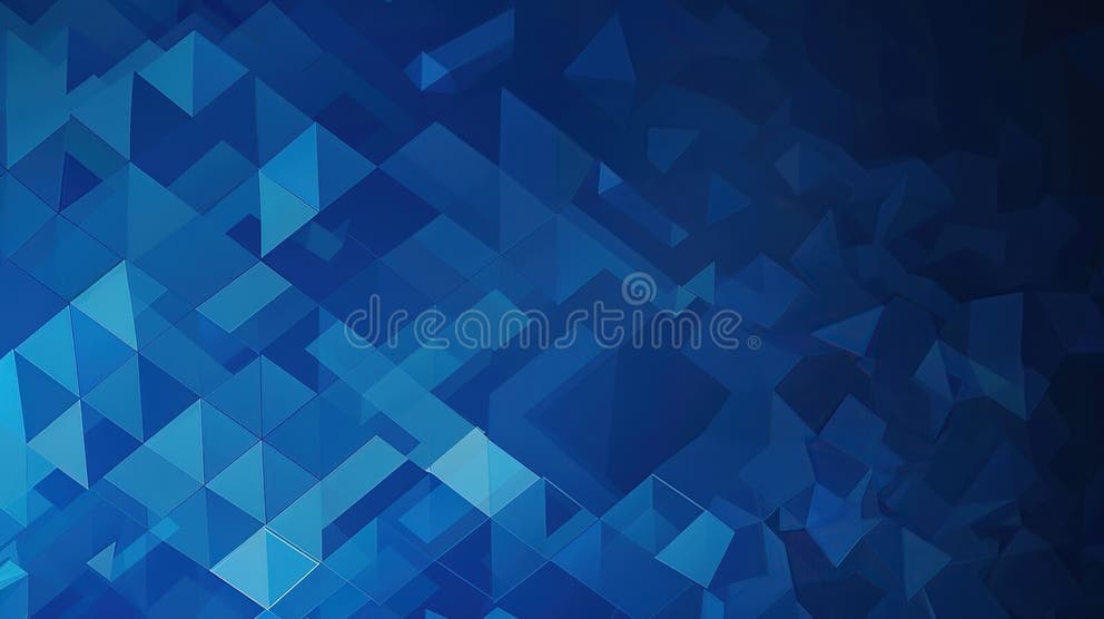 Abstract Blue Geometric Pattern Stock Illustration - Illustration of ...