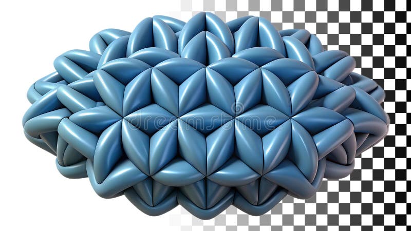 Abstract Blue Geometric Pattern Woven Texture Surface Png Transparent ...