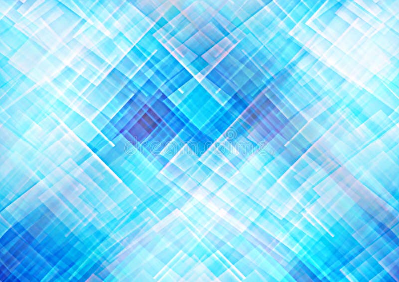 Abstract Blue Geometric Patterns Background Stock Illustration ...