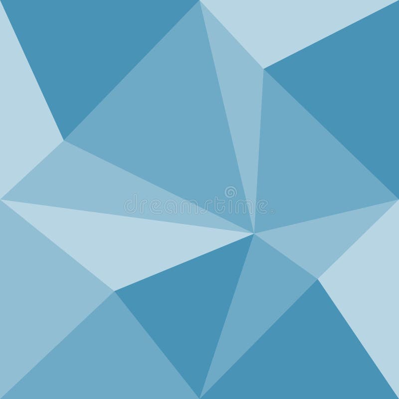 Abstract Blue Geometric Seamless Pattern with Triangles, Big Tile ...