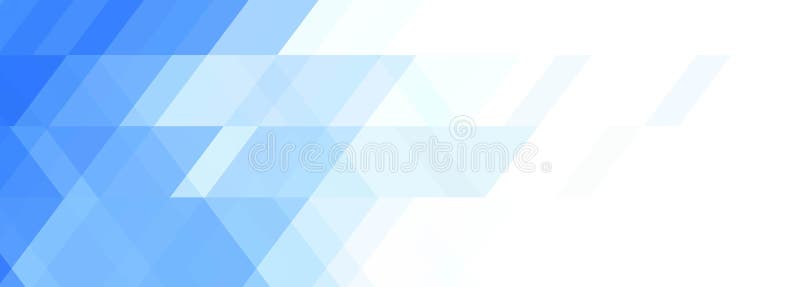 Abstract Blue Geometric Shapes Banner Design Stock Vector ...