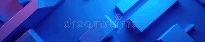 Abstract Blue Geometric Shapes, Sharp Angles, Vibrant Hues, Style, Blue ...