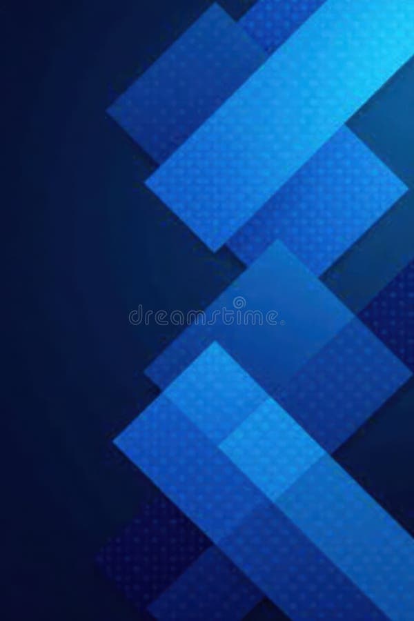 Abstract Blue Geometric Shapes, Tech Background , Illustration, Network ...