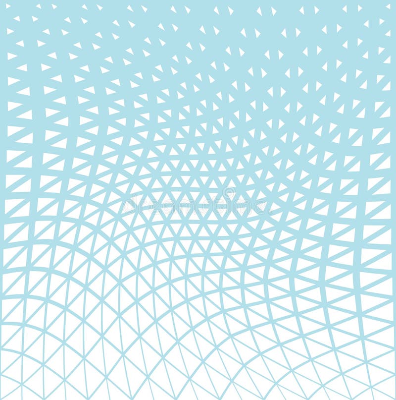 Abstract Blue Geometric Triangle Design Halftone Pattern Stock Vector ...
