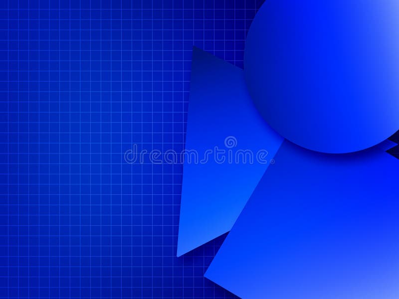 Abstract Blue Geometry Pattern Background Stock Illustration ...