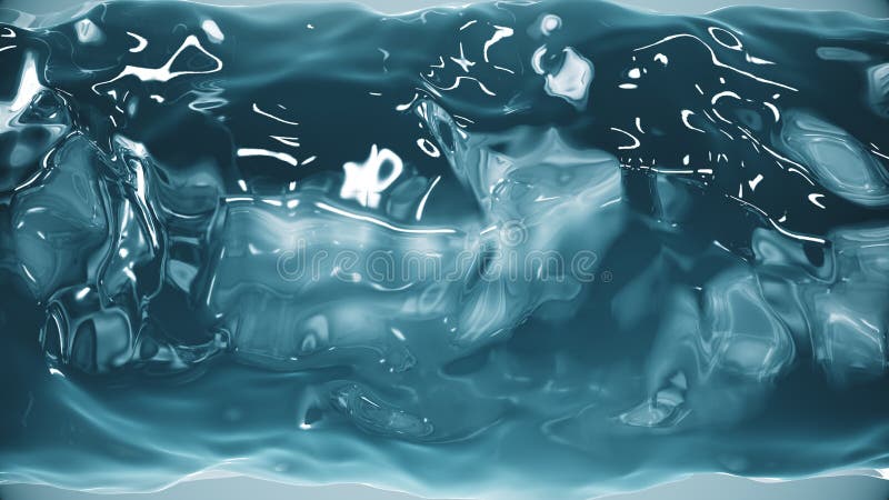 Abstract Blue Glass Liquid Cylinder Background Stock Illustration ...