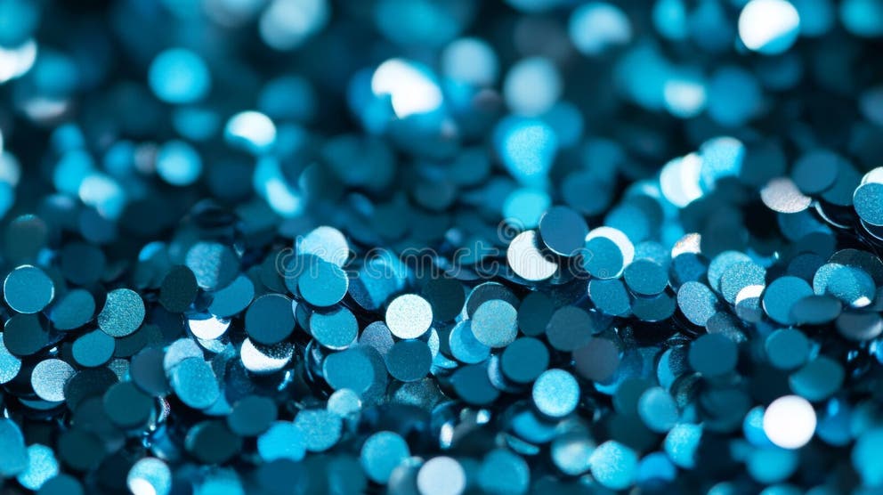 Abstract Blue Glitter Confetti Background Texture Stock Illustration ...