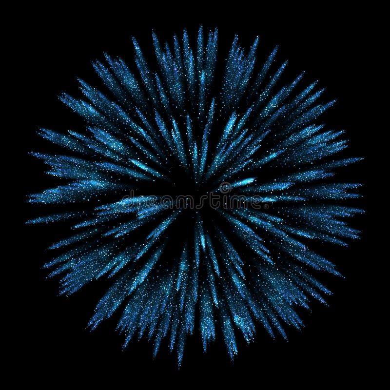 Abstract Blue Glitter Design Element Stock Vector - Illustration of ...