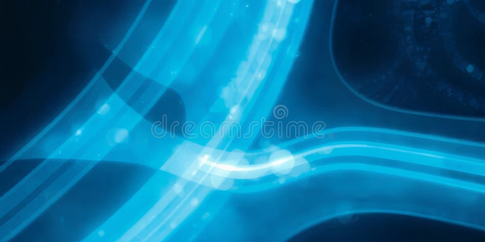 Abstract Blue Glow with Soft Light Stock Illustration - Illustration of ...
