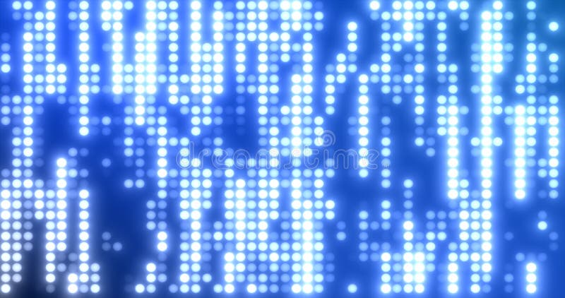 Abstract Blue Glowing Flying Lines Stripes from Luminous Dots and ...