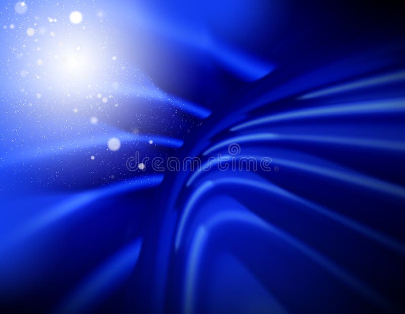 Abstract Blue Glowing Graphics Background for Design Stock Illustration ...