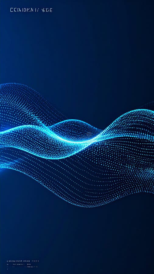 2,864 Abstract Blue Glowing Particle Wave Dark Background Stock Photos ...