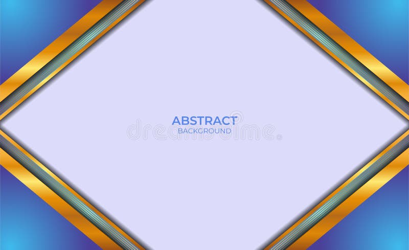 Abstract Blue and Gold Design Stock Vector - Illustration of cardn ...