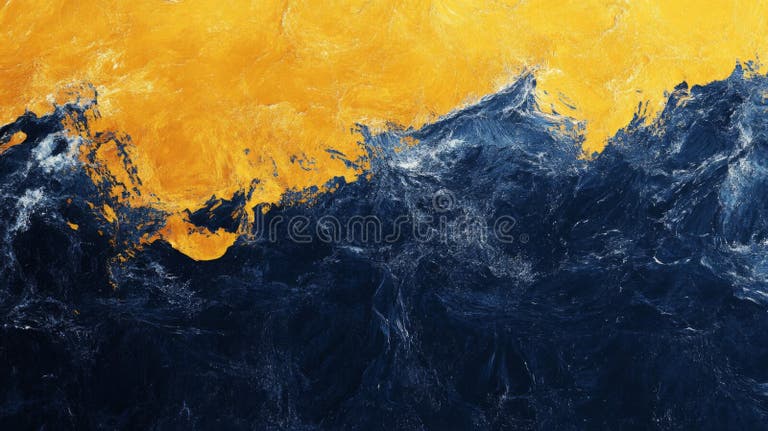 Abstract Blue and Gold Texture Background Stock Illustration ...