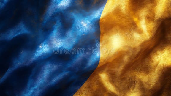 Abstract Blue and Gold Texture Background Featuring Metallic Sheen and ...