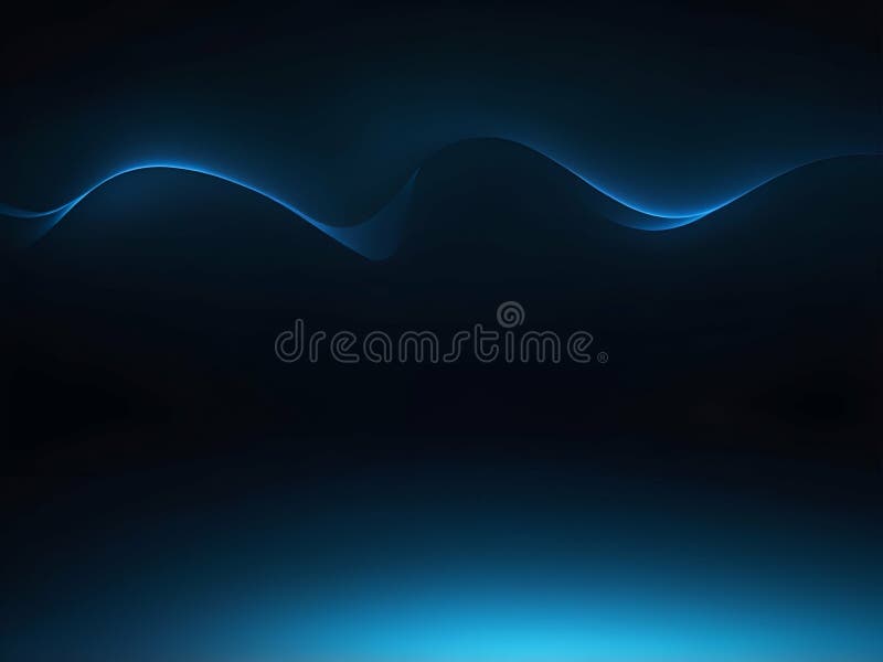 Abstract Blue Gradient Background Grainy Glowing Blue Light on Dark ...