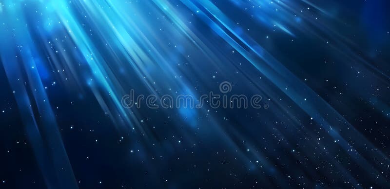 Abstract Blue Gradient Background with Light Rays Stock Illustration ...