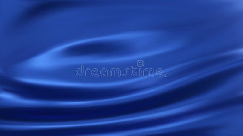 Abstract Blue Gradient Background. Minimalistic Subtle Wavy Silk ...